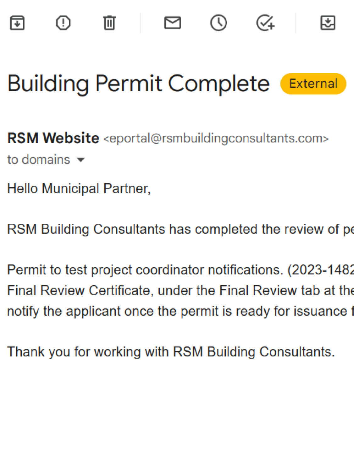 ePortal - Municipal Plans Review System - RSM Building Consultants